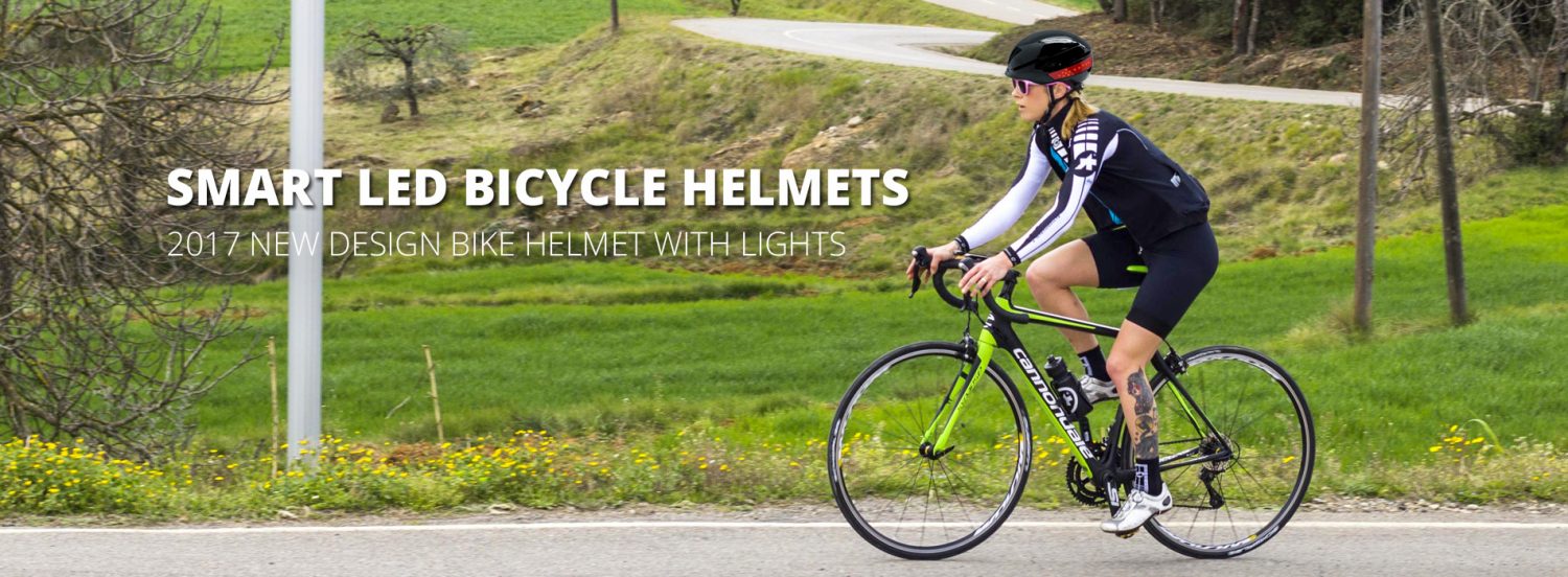 led bicycle helmet R9 banner - AURORA SPORTS